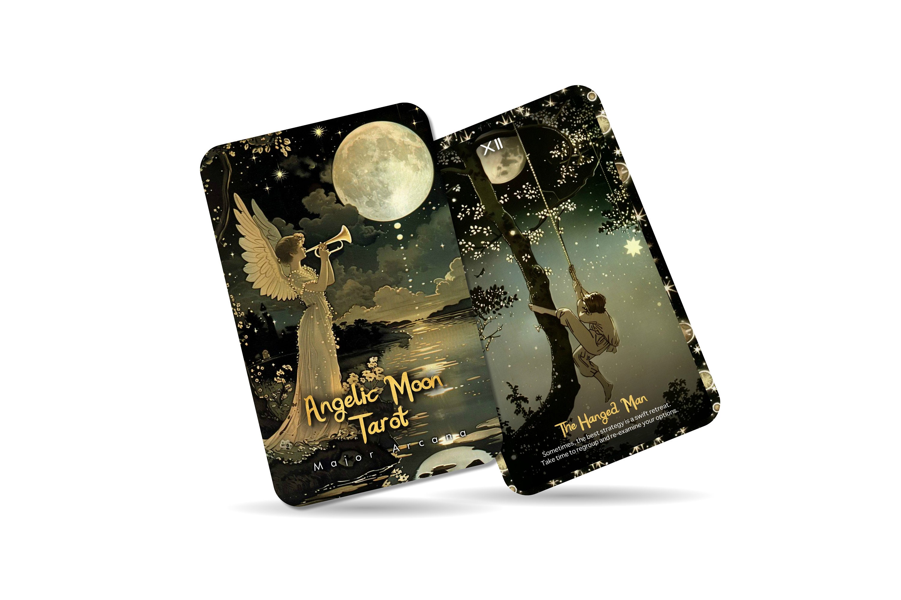 Angelic Moon Tarot - 22 Major Arcana - Opens the Door to Intuitive ...