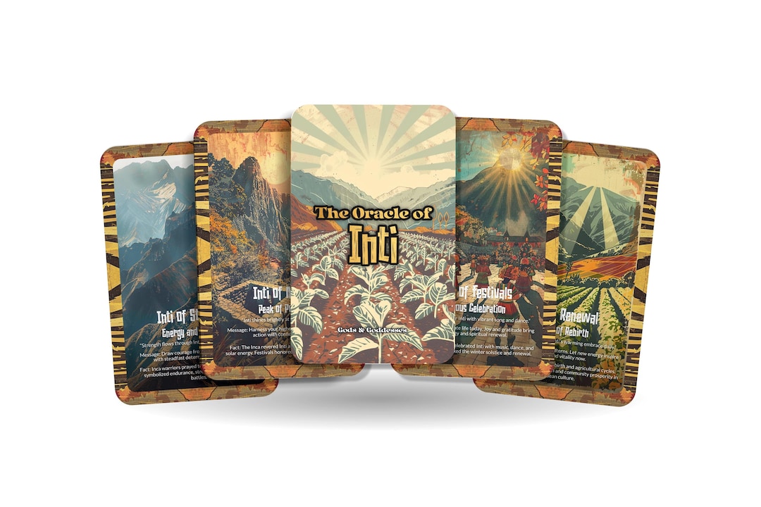 The Oracle of Inti – A Sun God Oracle Deck – 22 Oracle Cards – Bringer ...