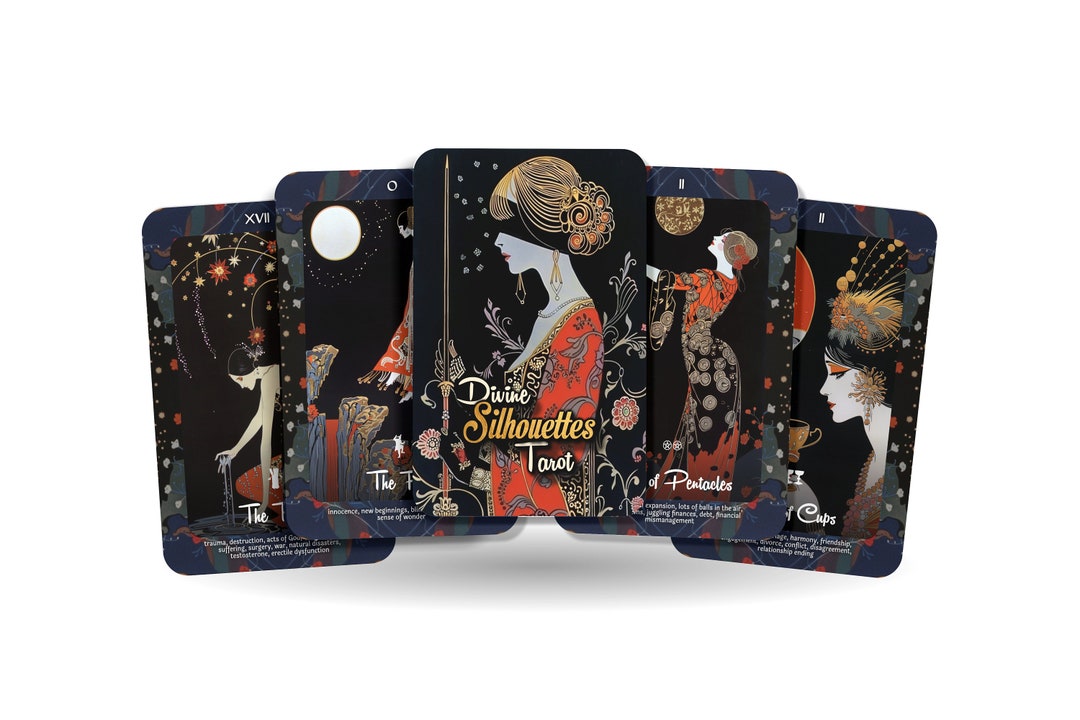 Divine Silhouettes Tarot - A Masterpiece of Art Deco Elegance - 78 ...