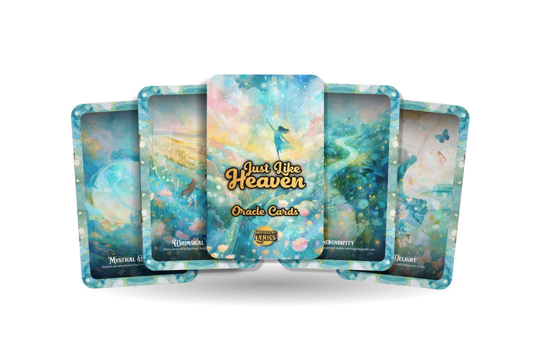 Just Like Heaven Oracle Cards - Mindfulness Cards - Etsy