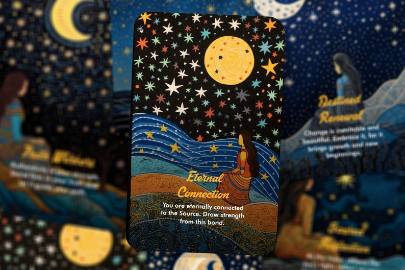 Moon's Blessing Oracle - Oracle Cards - Guided by Moonlight, Inspired ...
