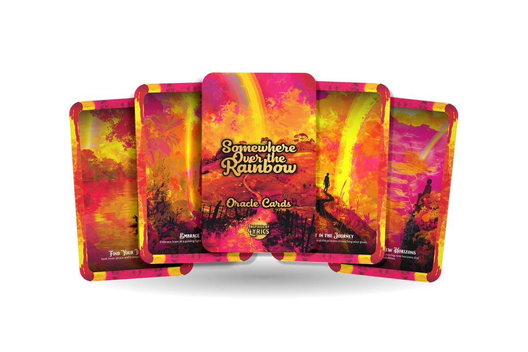 Somewhere Over the Rainbow Oracle Cards - Mindfulness Cards ...