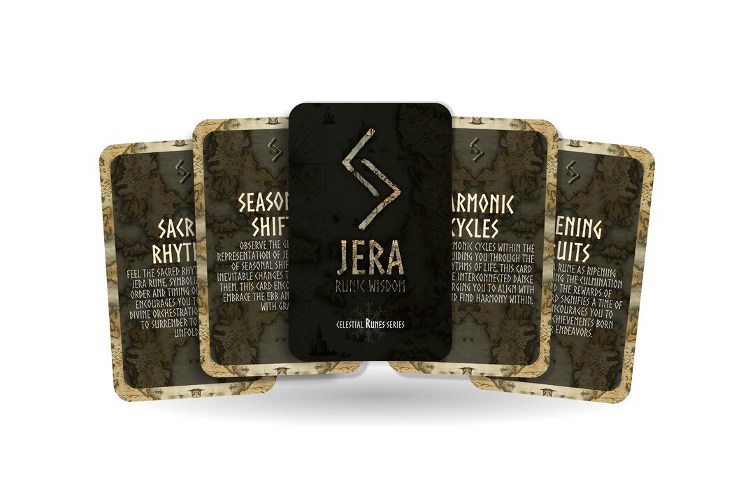 Jera Runic Wisdom - Celestial Runes Series - Divination Tools - Oracle ...