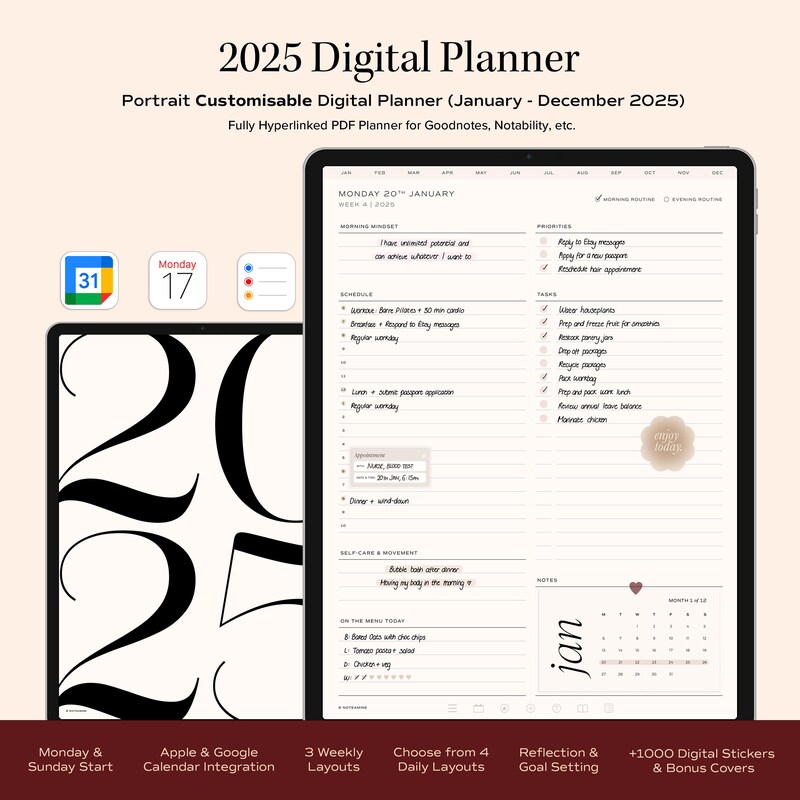 Digital Planner - Etsy