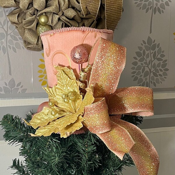 Top Hat Tree Topper - Etsy