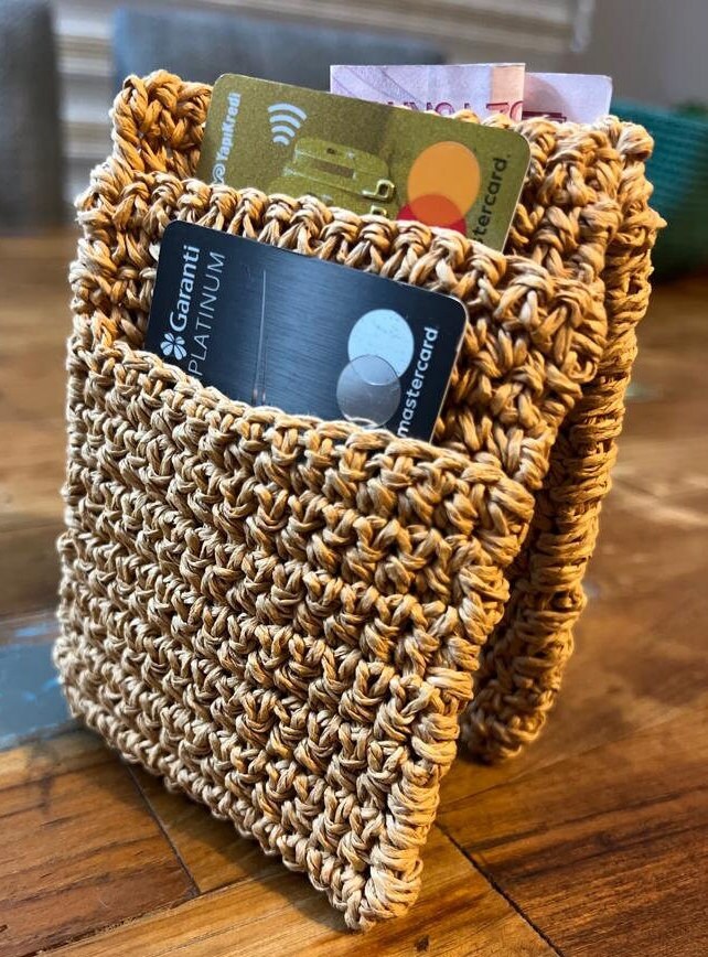 Mini Wallet Raffia Bag, Raffia Wallet, Handmade Raffia Mini Pouch ...