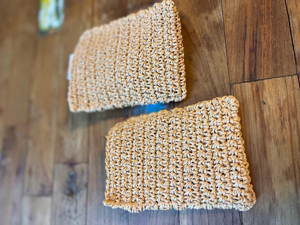 Mini Wallet Raffia Bag, Raffia Wallet, Handmade Raffia Mini Pouch ...