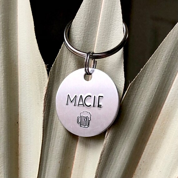 Beer Dog Tag more Tag Shape/color Options Beer Dog ID Tag - Etsy