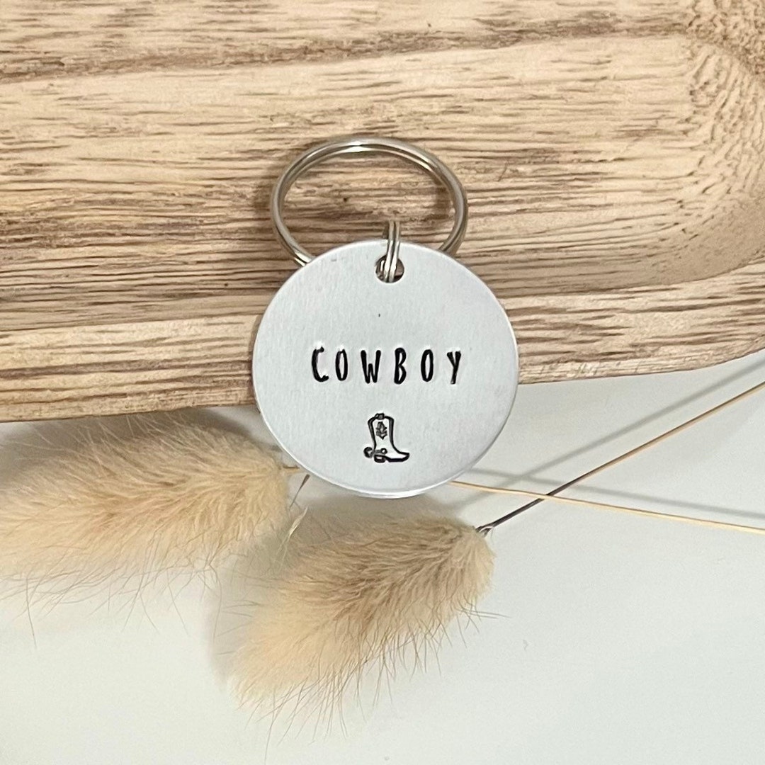 Cowboy Boot Dog Tag (+more Tag Shape/color Options!) Cowboy Dog Tag ...