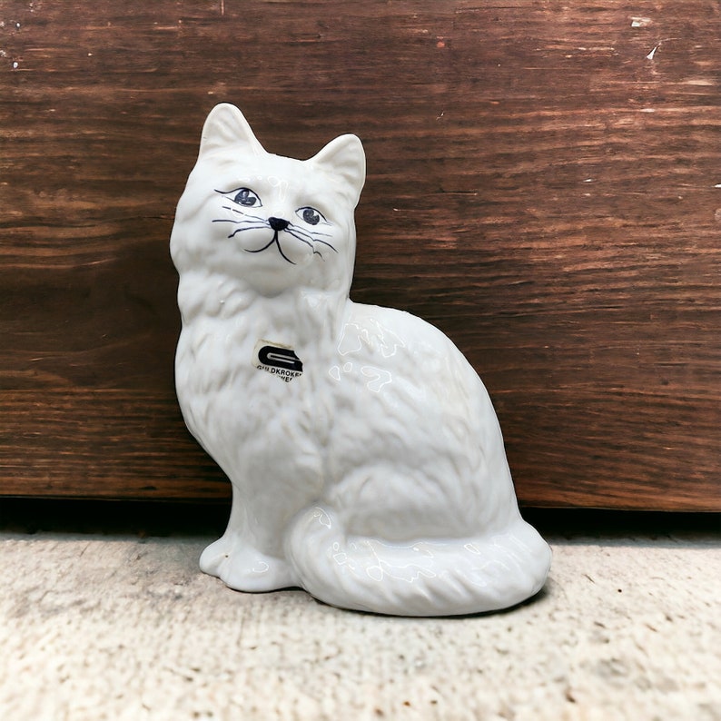 Swedish Vintage Porcelain Cat From Guldkroken. Scandinavian Design ...
