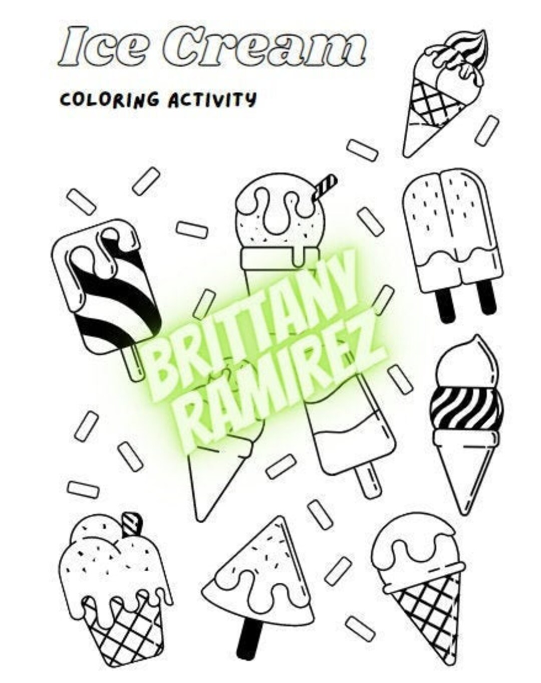 Coloring Activity Pages - Print Out PDF File - Etsy