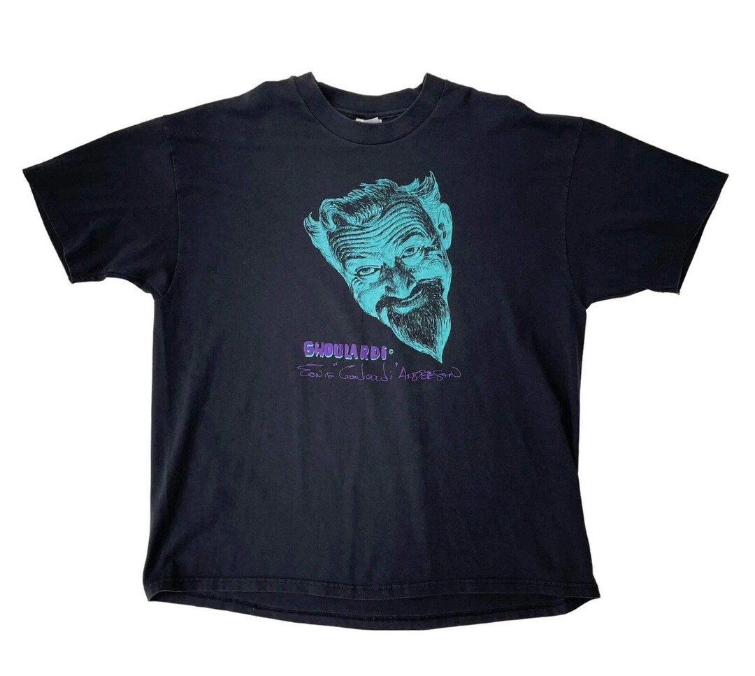 Vintage Hanes Ghoulardi T-shirt Black Size Extra Large - Etsy
