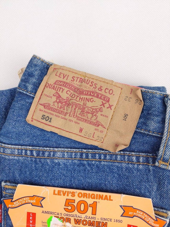Levi's 501 Vintage Deadstock with Tags W26 L32 Actual… - Gem