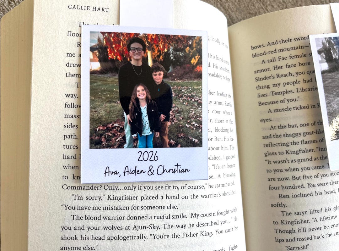 Custom Polaroid Photo Magnetic Bookmark/ Personalized Pet Gift ...