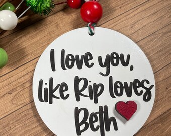 Rip Yellowstone Ornament | Etsy