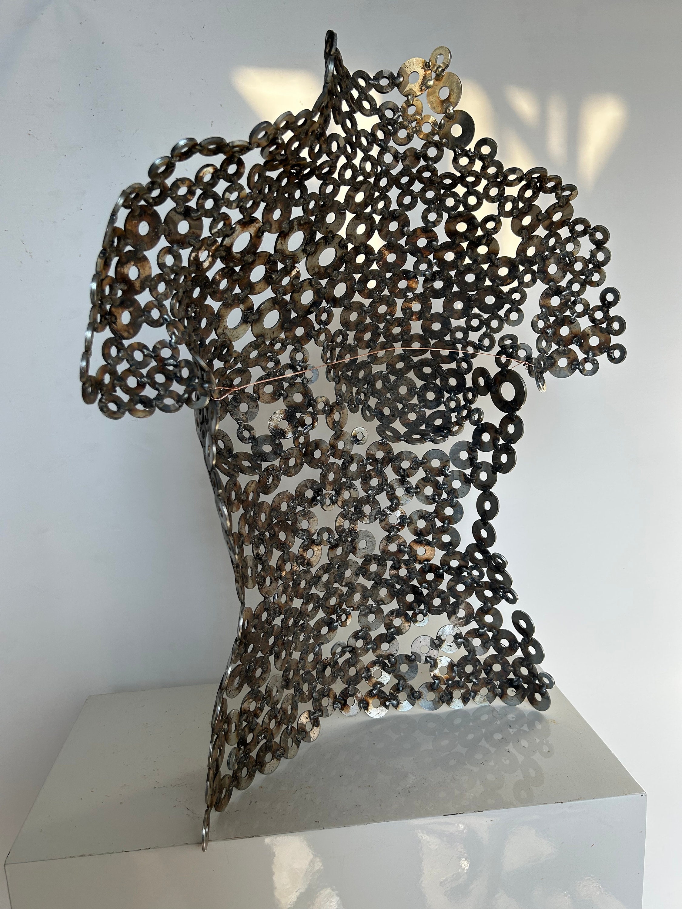 Metal Art Free Standing Sculpture Abstract Torso by PULART Sexy Nude ...