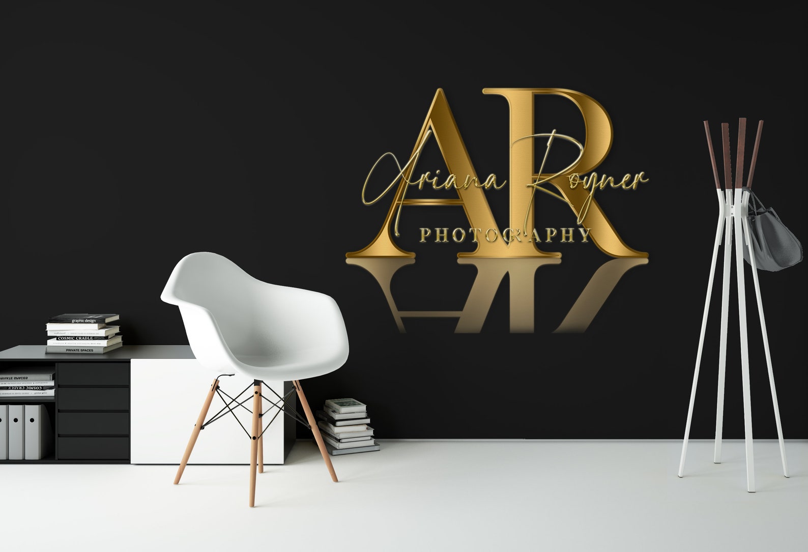 Gold Initials Logo, Premade Logo Design, Beauty Logo, Minimalist Logo ...