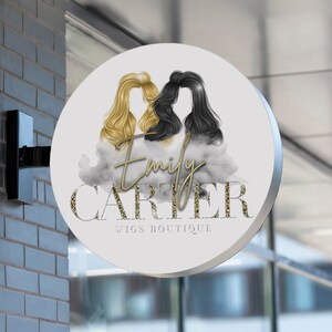 Hair Logo, Premade Logo Design, Wig Logo, Hair Extension Logo, Hair ...