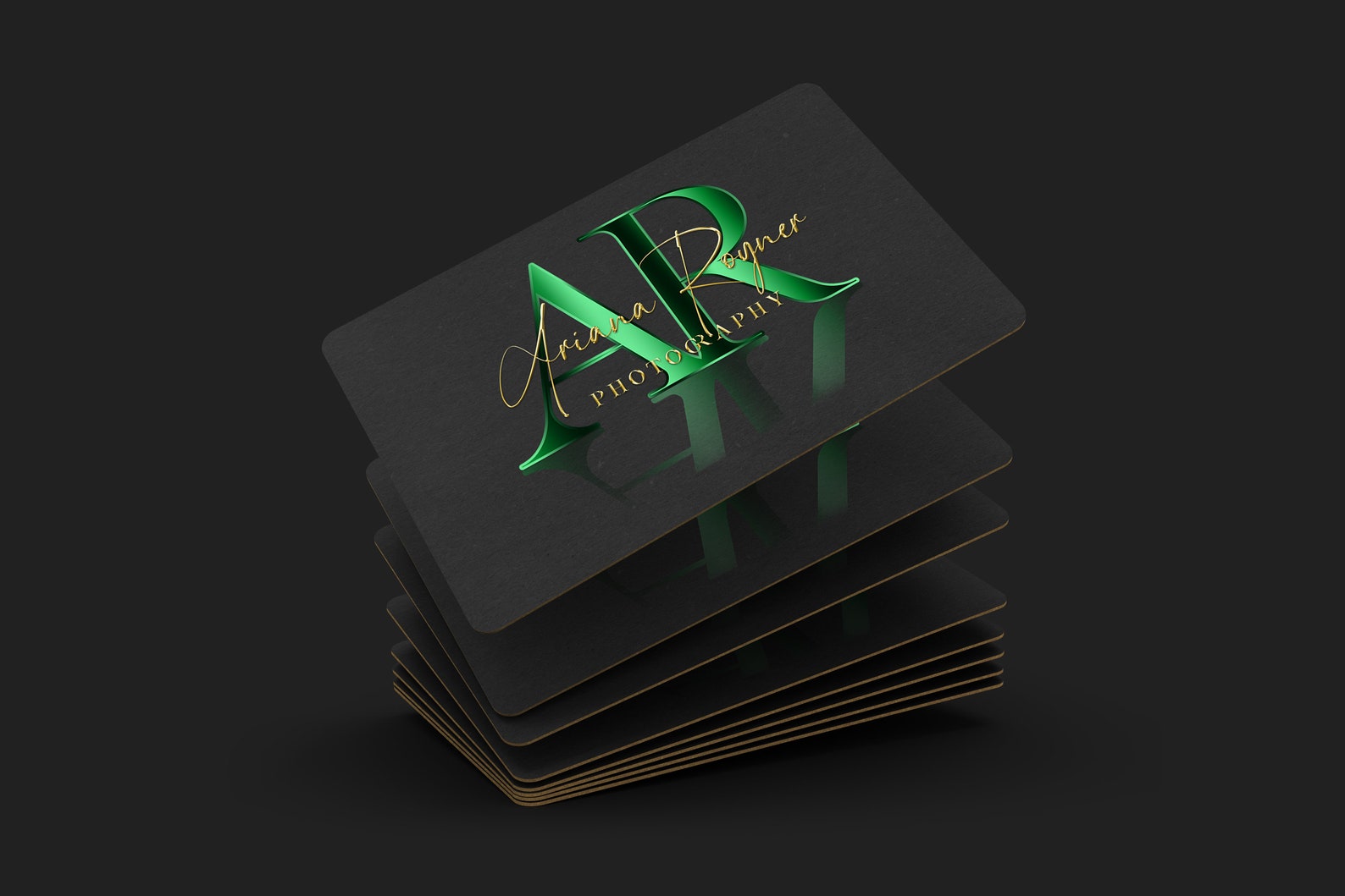 Emerald Initials Logo Premade Logo Design Beauty Logo - Etsy