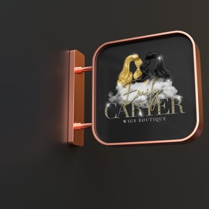 Hair Logo, Premade Logo Design, Wig Logo, Hair Extension Logo, Hair ...