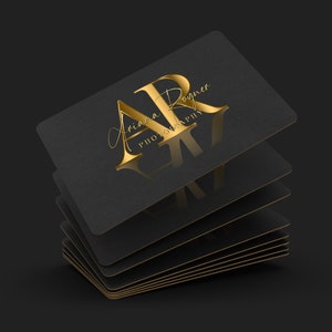 Gold Initials Logo, Premade Logo Design, Beauty Logo, Minimalist Logo ...