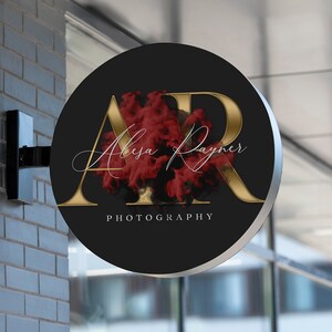 Premade Logo Design, Red Smoke Logo, Beauty Logo, Text Logo, Interior ...