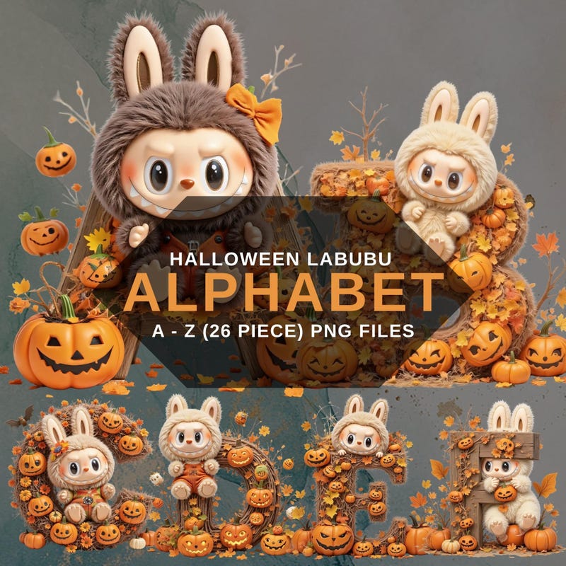 Labubu Alphabet Letters - Etsy