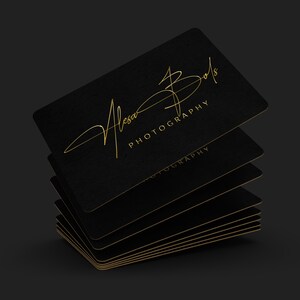 Custom Gold Signature Logo Design, Personalized Signature Logo ...