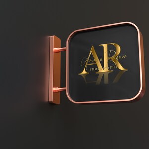 Gold Initials Logo, Premade Logo Design, Beauty Logo, Minimalist Logo ...