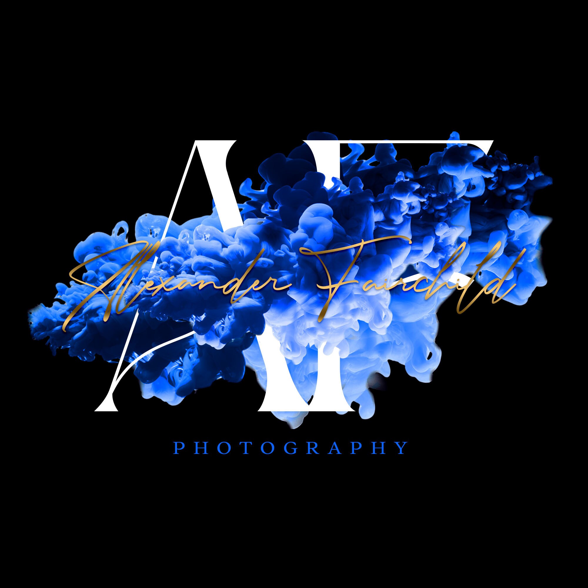 Premade Logo Design Navy Blue Smoke Logo Beauty Logo Text - Etsy