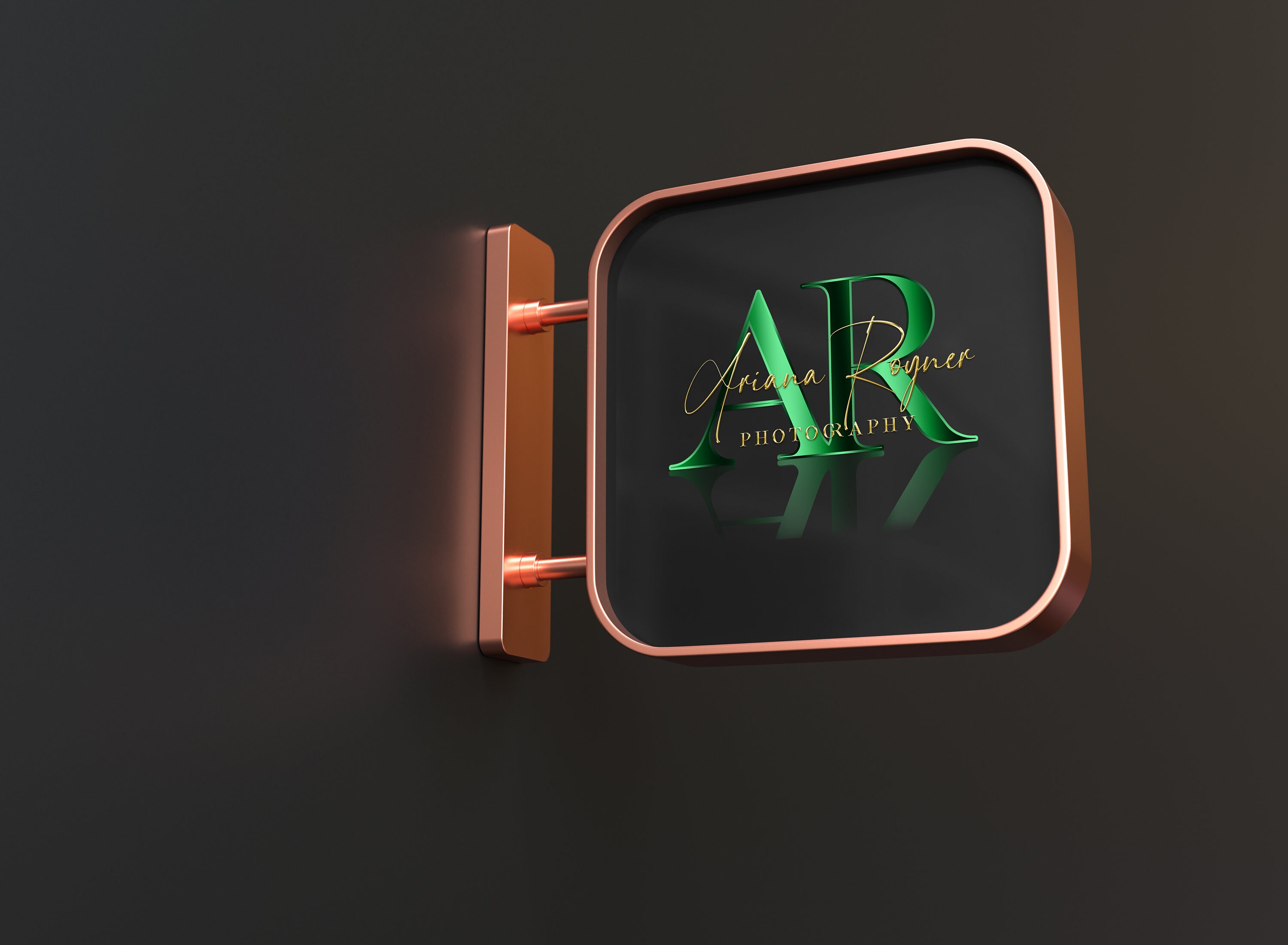 Emerald Initials Logo Premade Logo Design Beauty Logo - Etsy