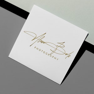 Custom Gold Signature Logo Design, Personalized Signature Logo ...