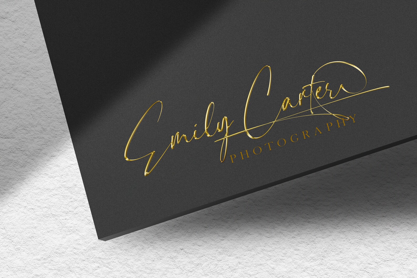 Premade Signature Logo Gold Signature Logo Makeup Logo - Etsy
