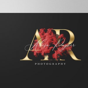 Premade Logo Design, Red Smoke Logo, Beauty Logo, Text Logo, Interior ...