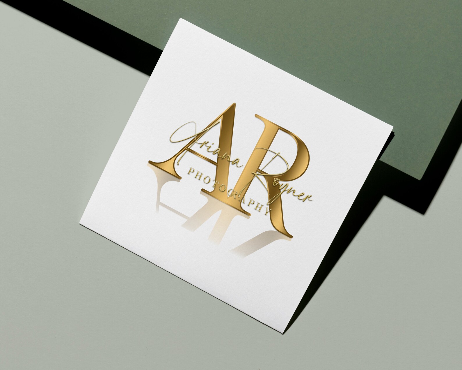 Gold Initials Logo, Premade Logo Design, Beauty Logo, Minimalist Logo ...