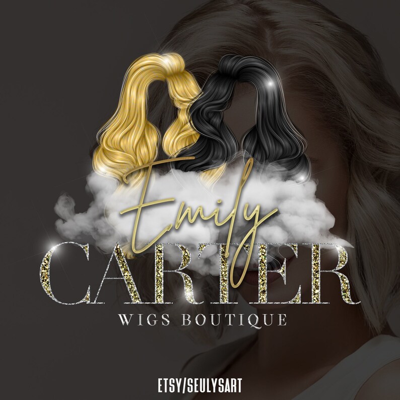 Hair Logo Premade Logo Design Wig Logo Hair Extension Logo - Etsy
