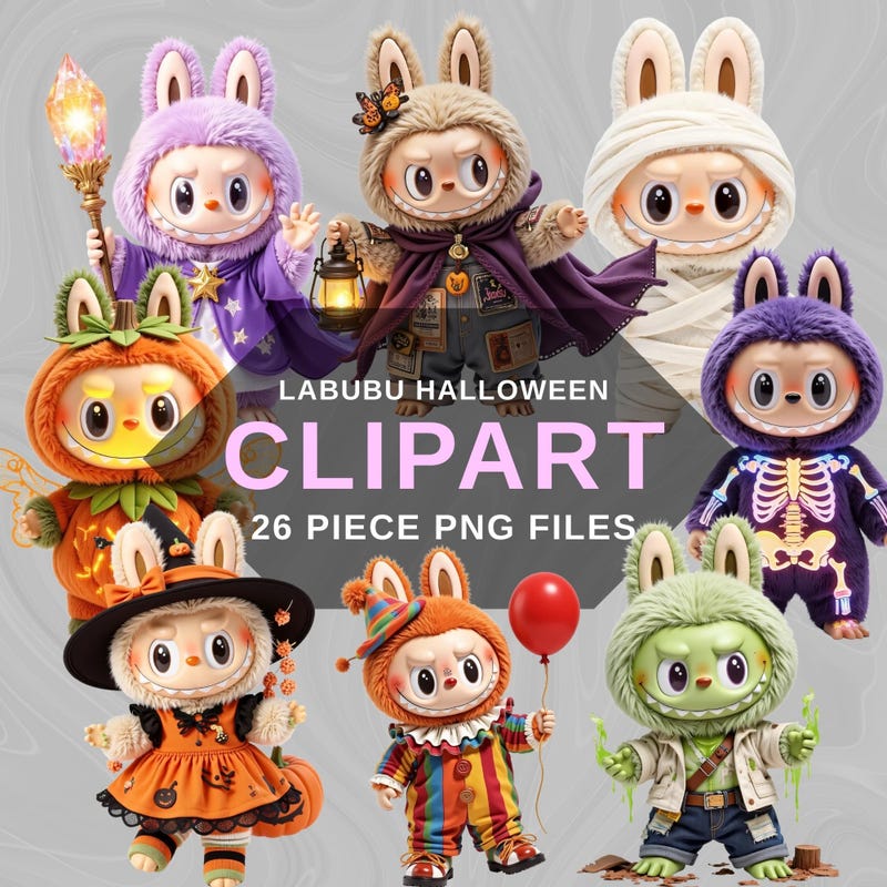 Labubu Orange - Etsy