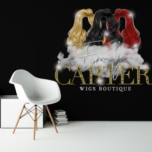 Hair Logo, Premade Logo Design, Wig Logo, Hair Extension Logo, Hair ...