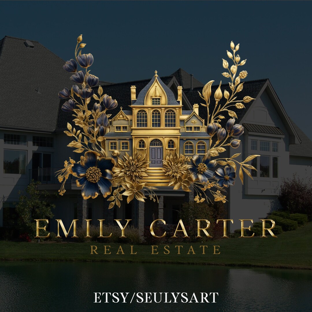 Premade Real Estate Logo Design, Premade Logo Design, Realtor Logo ...