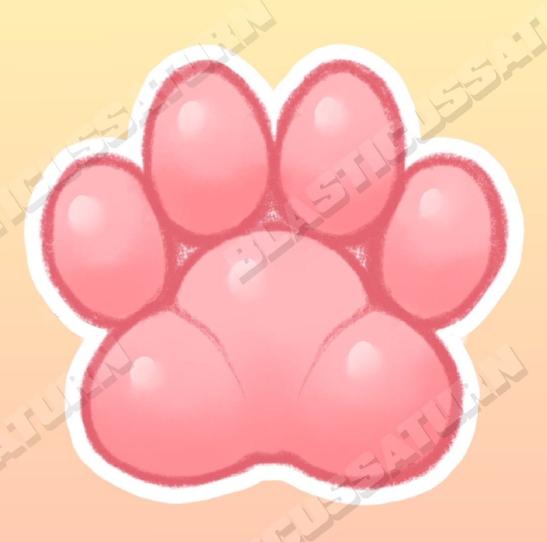 Squishy Paw Beans Vinyl Sticker - Etsy