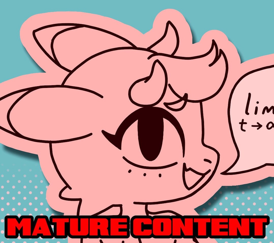 Calculus Dragon Vinyl Sticker Mature - Etsy