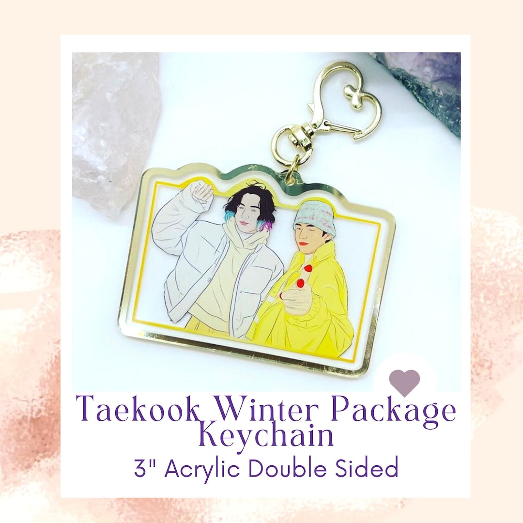 Taekook Winter Package Keychain - Etsy