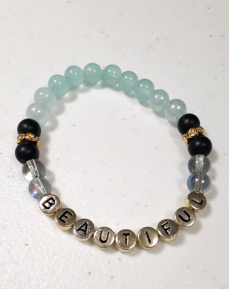 Initial K Bracelet Set - Etsy