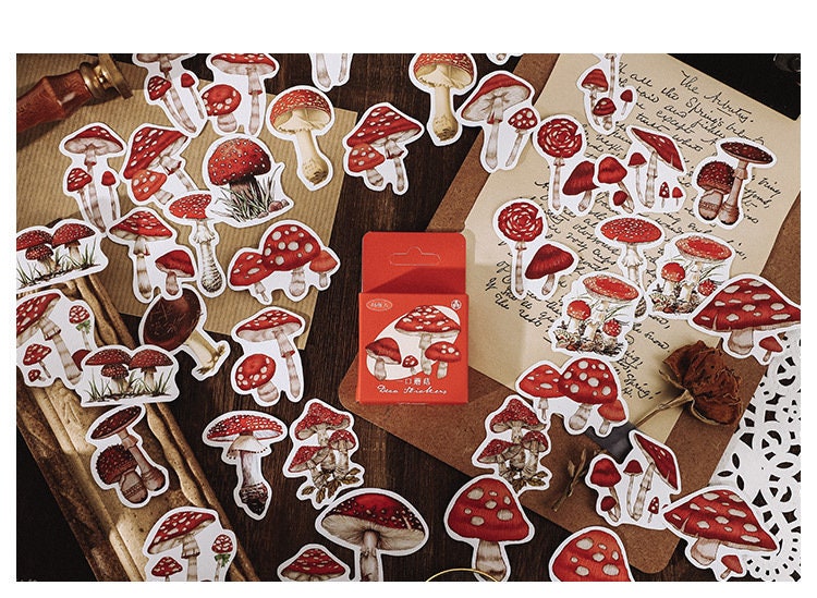 Mushroom Stickers Decal - Etsy