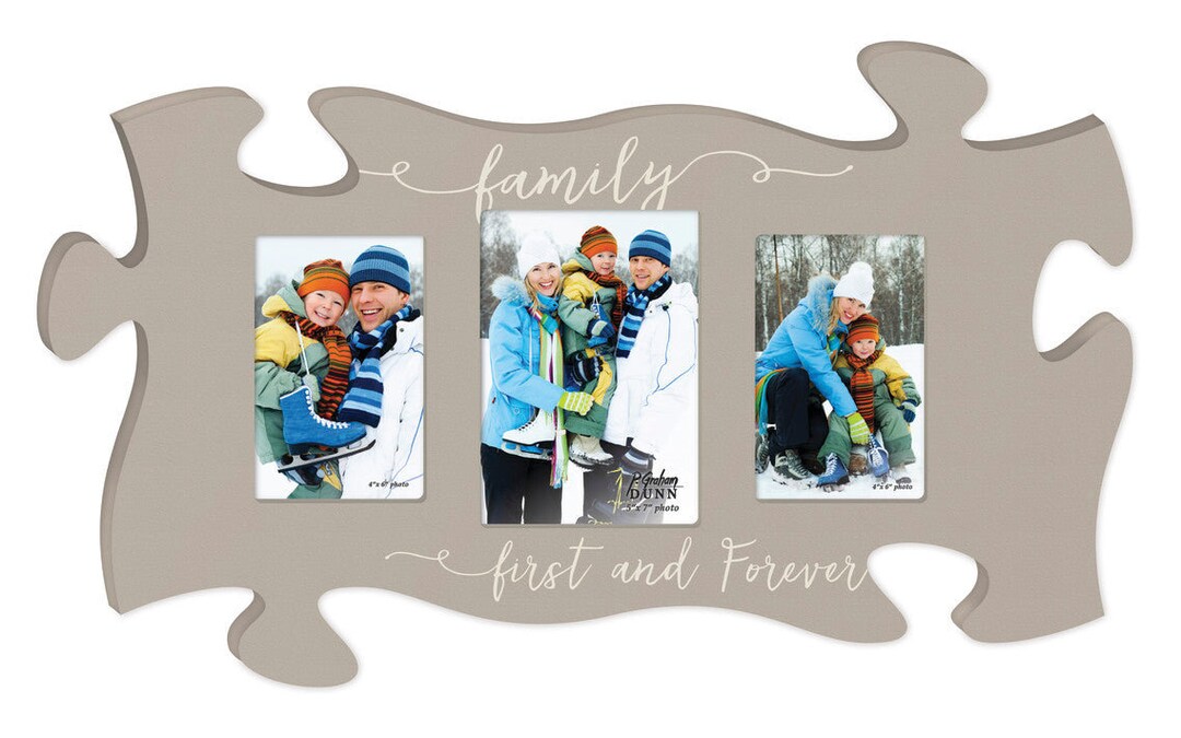 Family First & Forever 22x13 Puzzle Piece Wall - Etsy