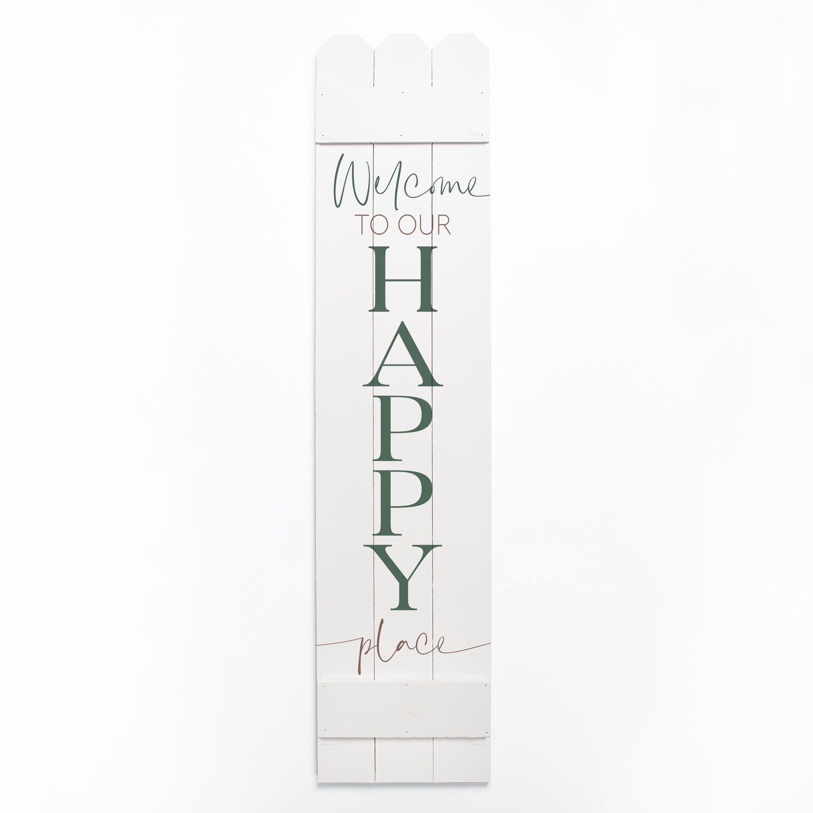 Welcome to Our Happy Place Outdoor Porch Sign 47 X 10.5 Pine - Etsy