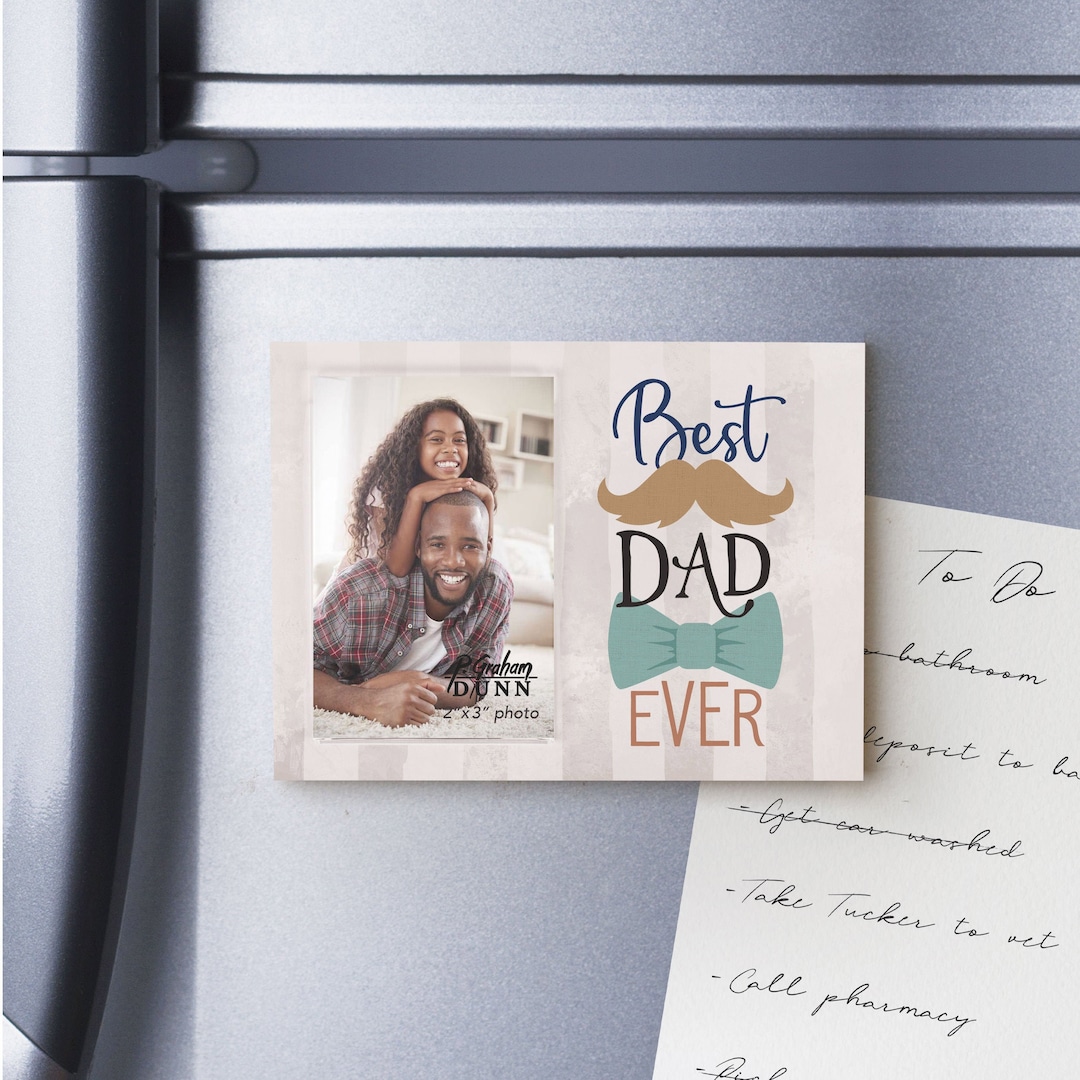 Best Dad Ever Photo Frame 2x3 Photo - Etsy