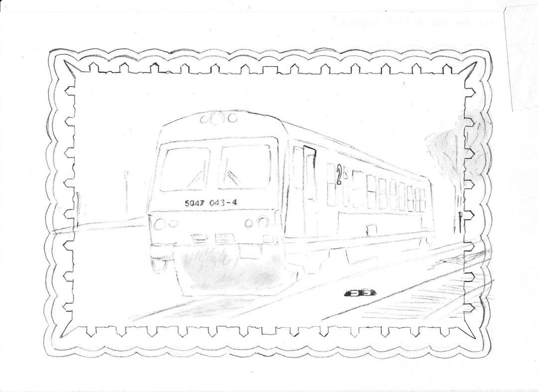 5047 Railcar Including a Drawn Frame - Etsy