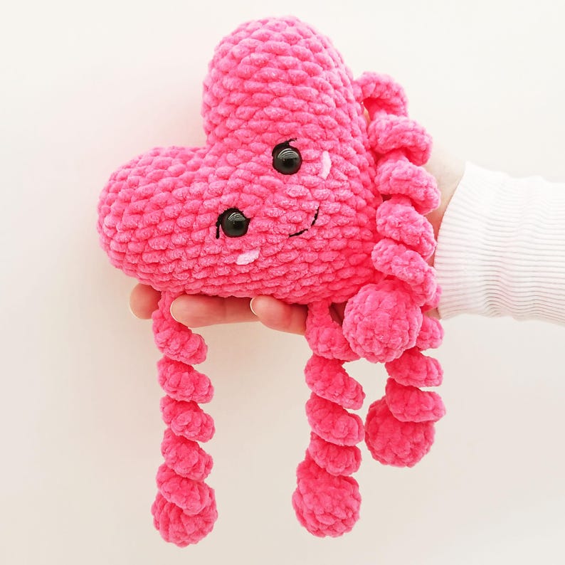 Heart CROCHET KIT. Crochet Pattern and Video Tutorial, Materials and ...