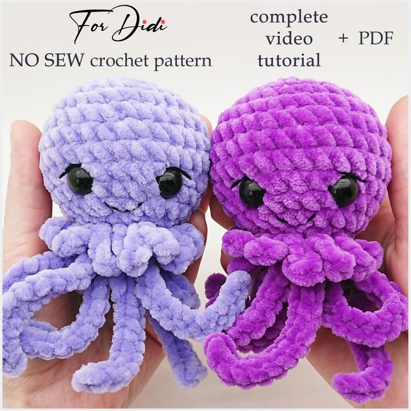Octopus Plush Pattern - Etsy